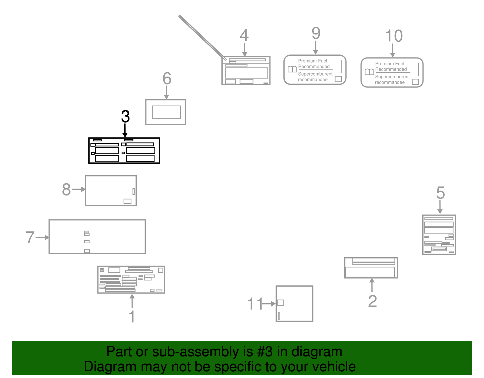 2011 Buick Regal Air Conditioning Refrigerant Caution, Engine Oil Fill ...