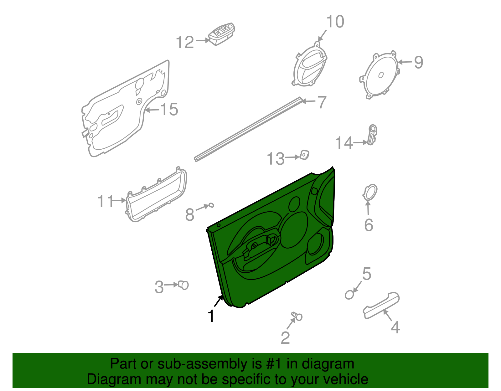 2006-2007 Chevrolet Trim Panel Assembly 96459682 | Capital Chevy Parts