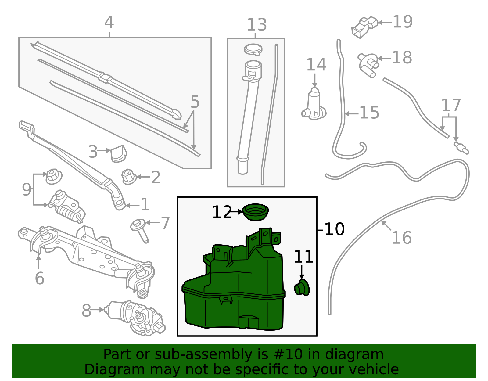 85315-47300 - 2023-2024 Toyota - Washer Reservoir | Nucar Toyota Parts