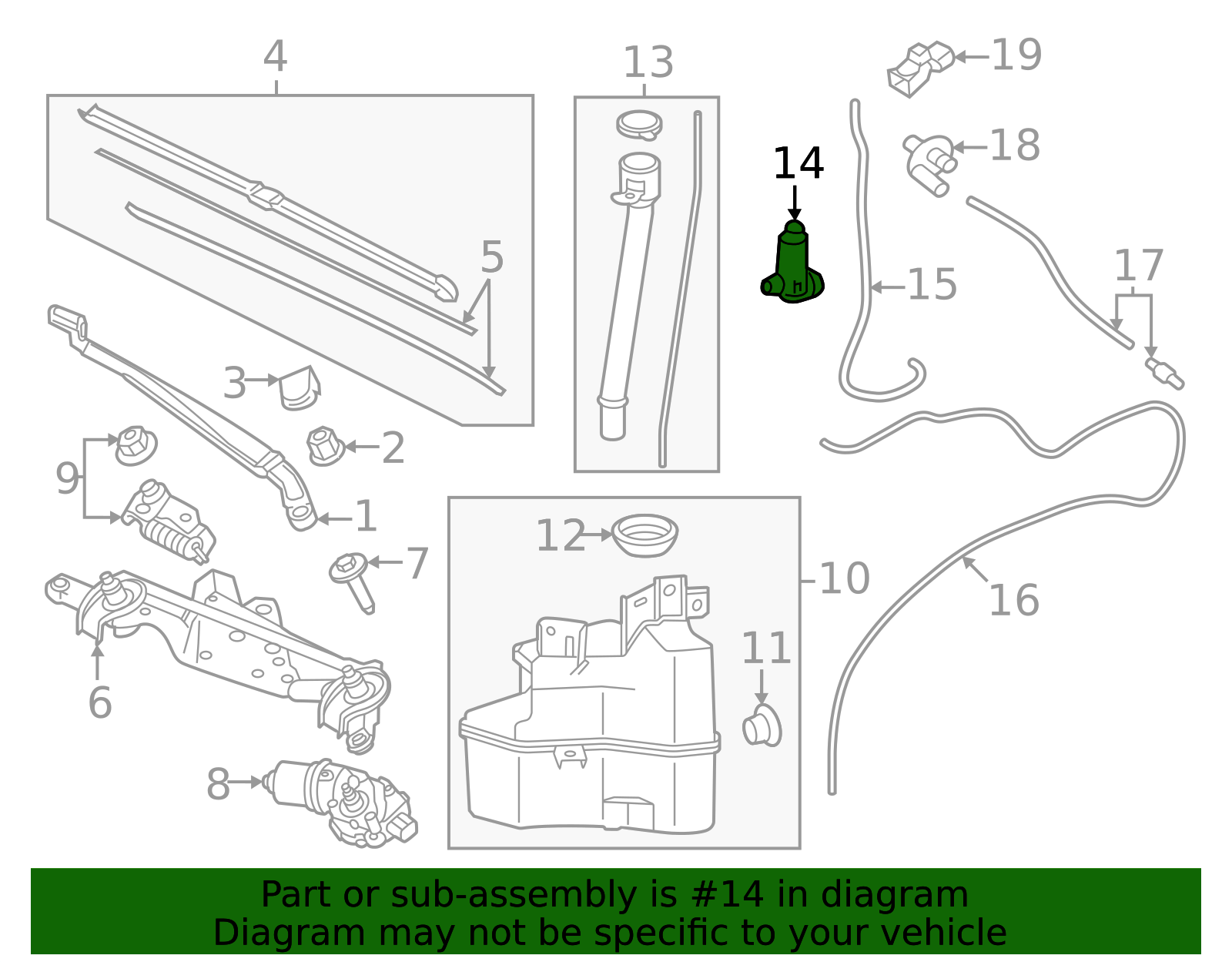 Washer Pump - OEM Windshield Cleaning for Toyota | AutoNation Parts