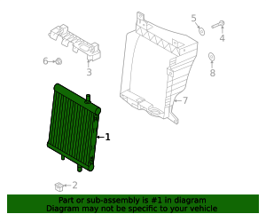 2020-2025 Land Rover Auxiliary Radiator LR188925 | OEM Parts Online