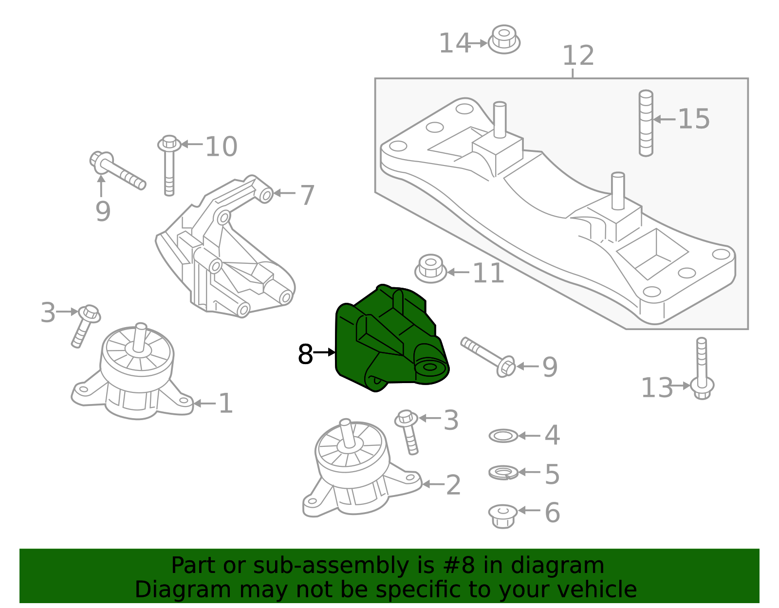 21826-J5100 - High-Quality Engine Mount Support Bracket for 2019-2023 ...