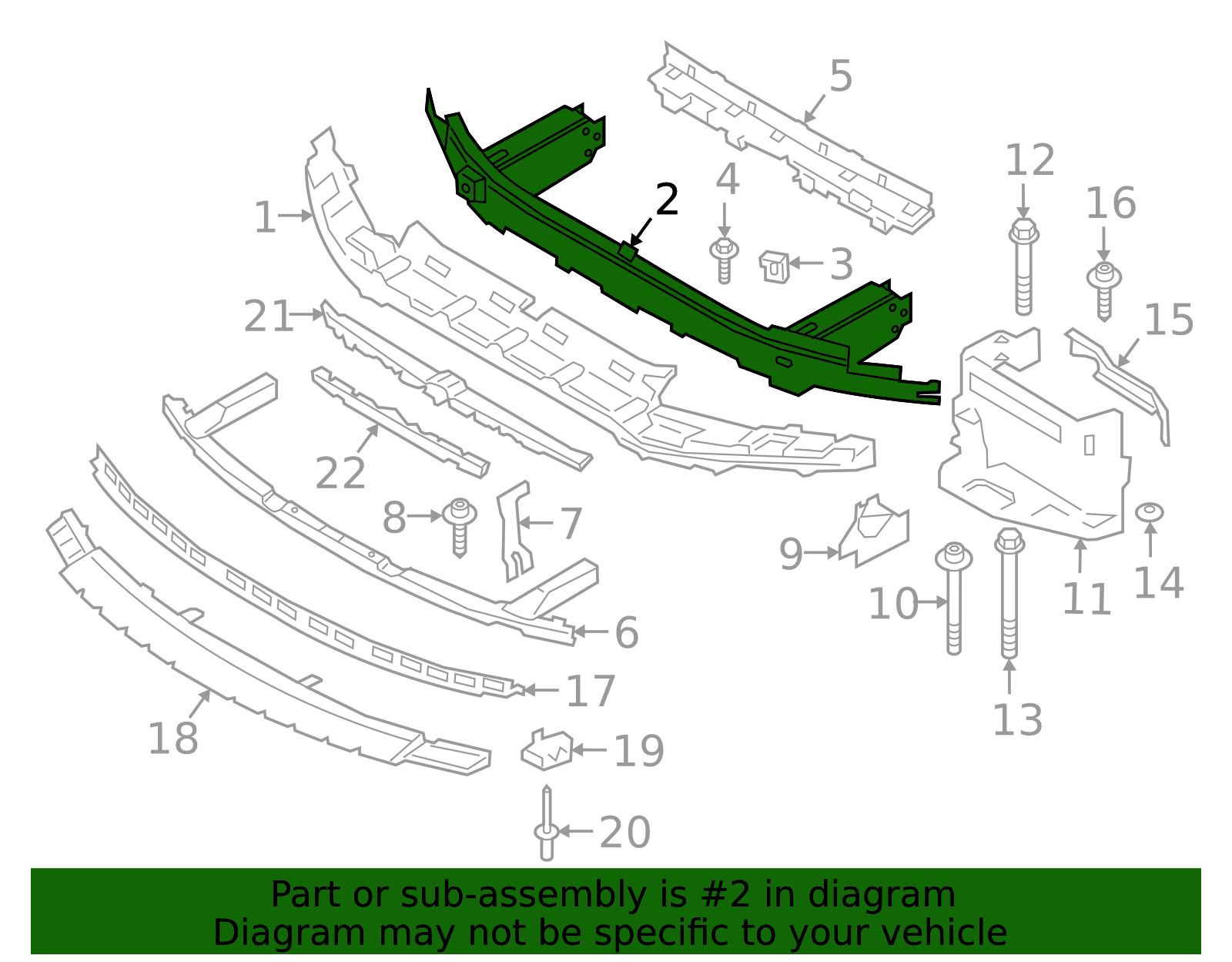 2019-2025 BMW | Impact Bar | 51117373406 | BMW OEM Parts Store