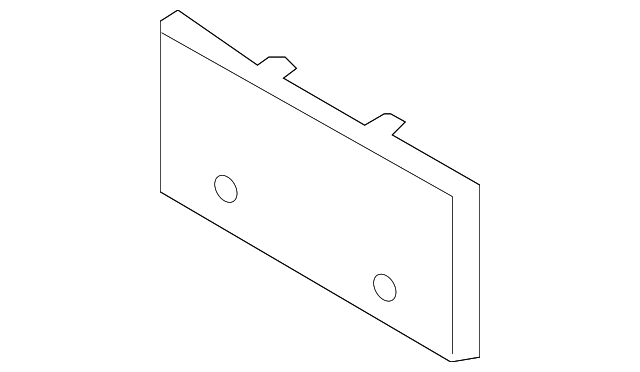2020-2022 Ford Escape License Plate Bracket LJ6Z-17A385-AB | Ford OEM ...