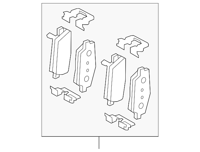 58302-G9A20 - Hyundai Brake Pads 2019-2023 Genesis G70 | Performance ...