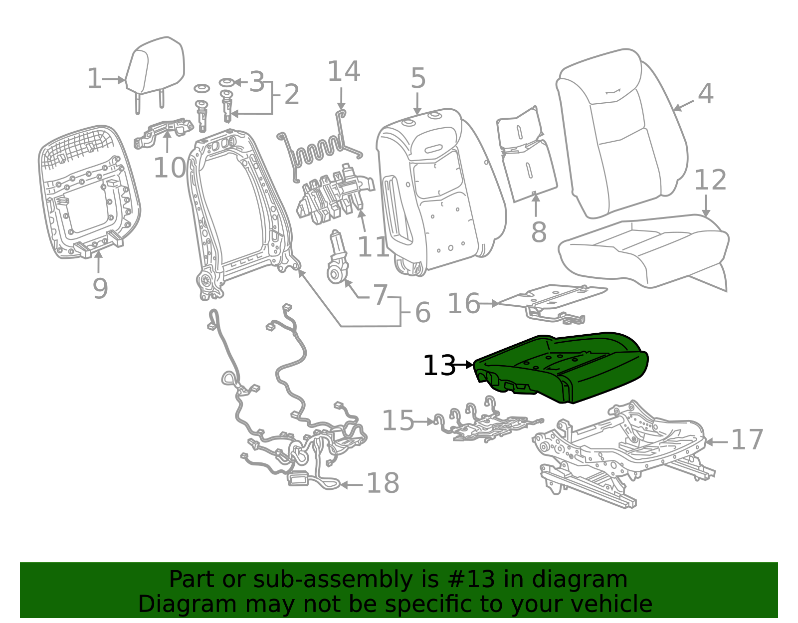 2020-2025 Cadillac XT6 Airbag Front Passenger Presence Module with ...