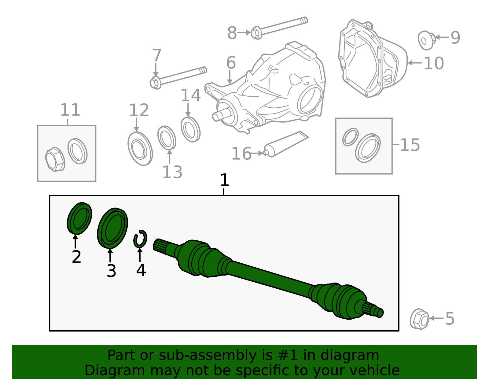 33-20-7-566-087 - 2009-2019 BMW - Axle Assembly | BMWPartsHub