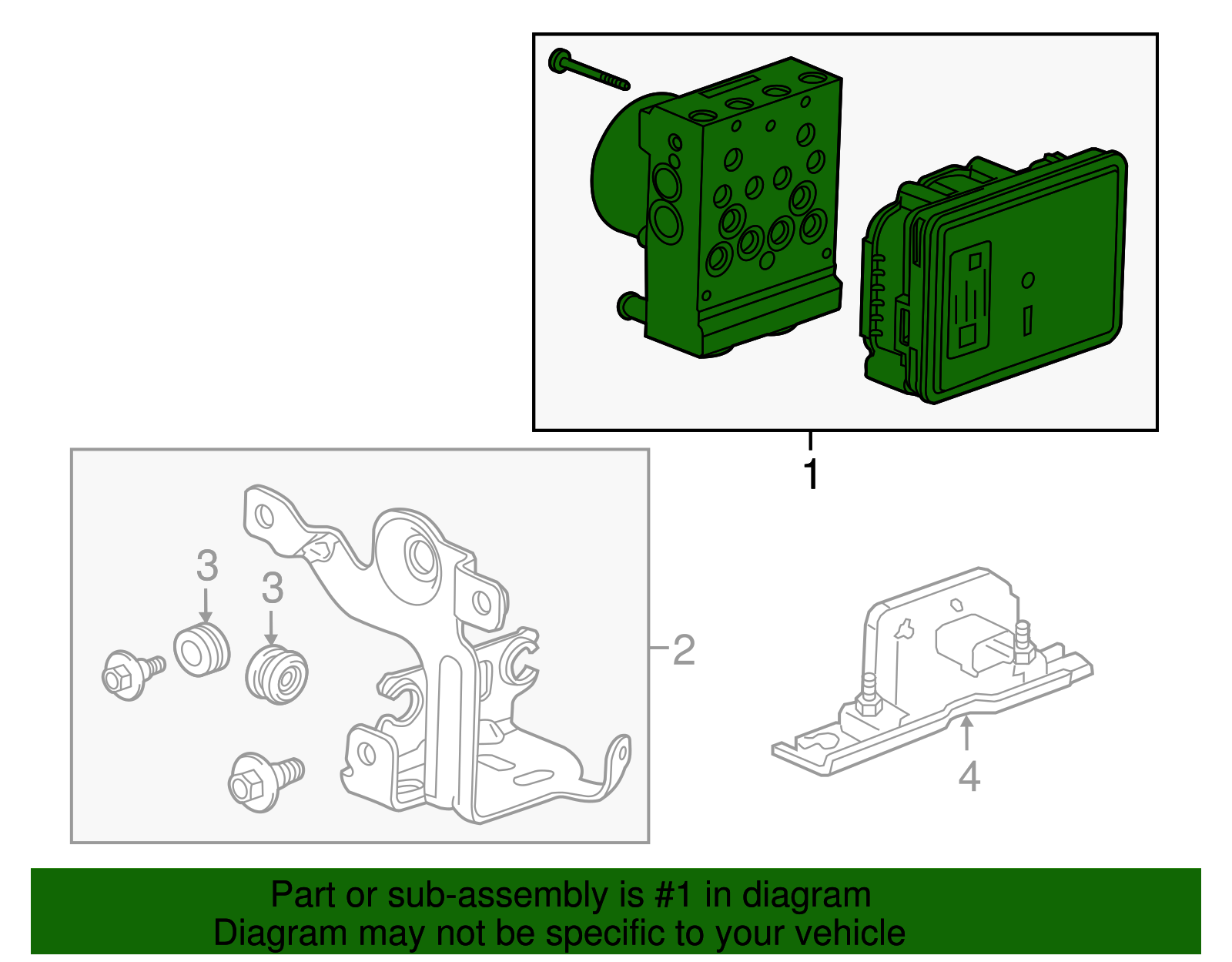 2017-2020 GM Modulator Valve 84609552 | Capital Chevy Parts