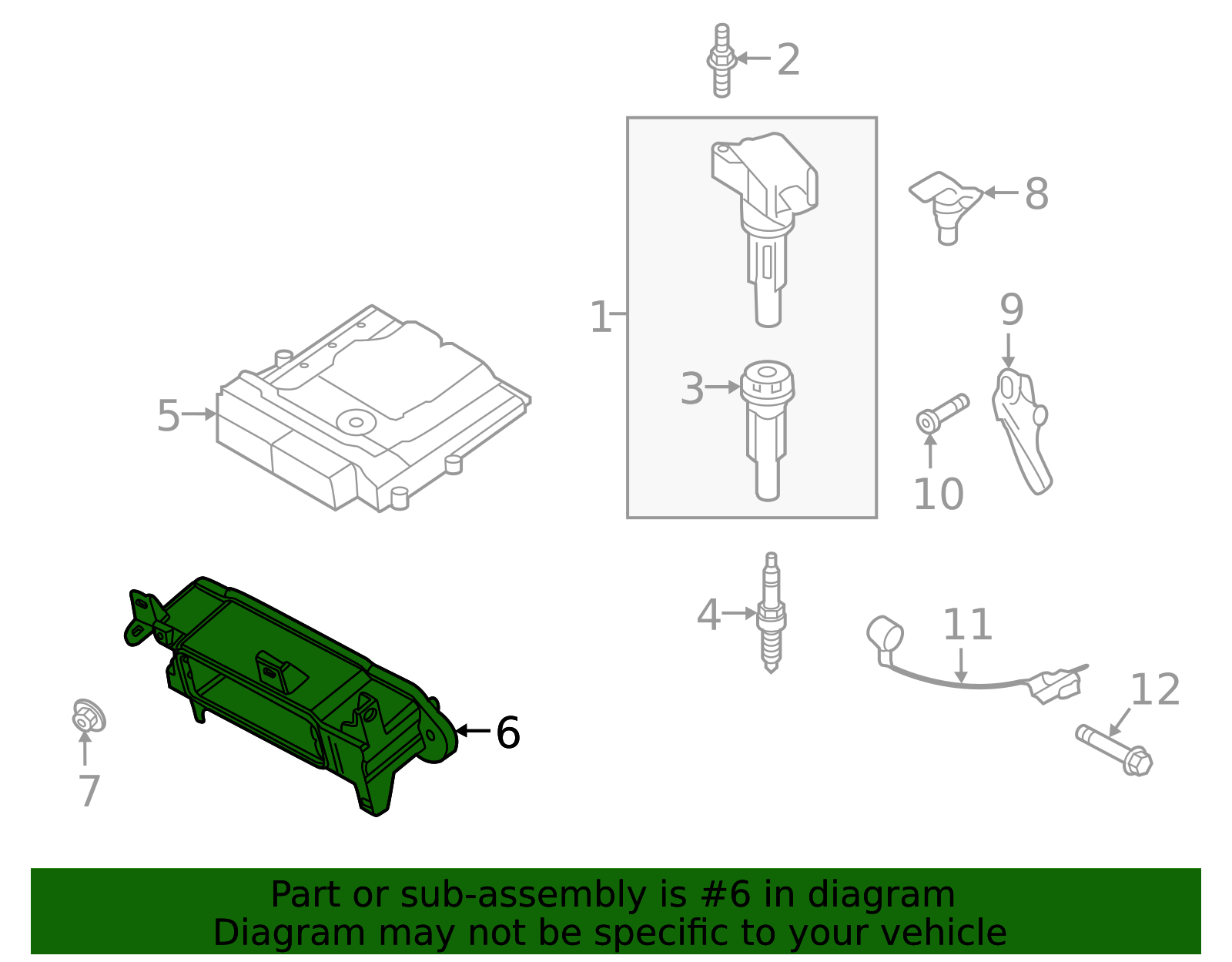 2021-2025 Ford Mount Bracket MB3Z-12A659-B | Varsity Ford