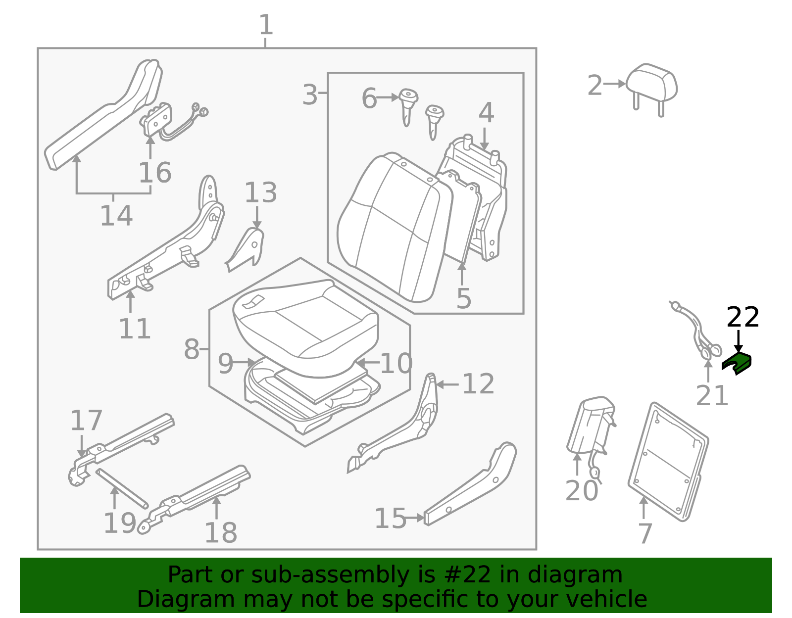 87509-6W022 - Track End Cover 2003-2004 Nissan Pathfinder | Official ...