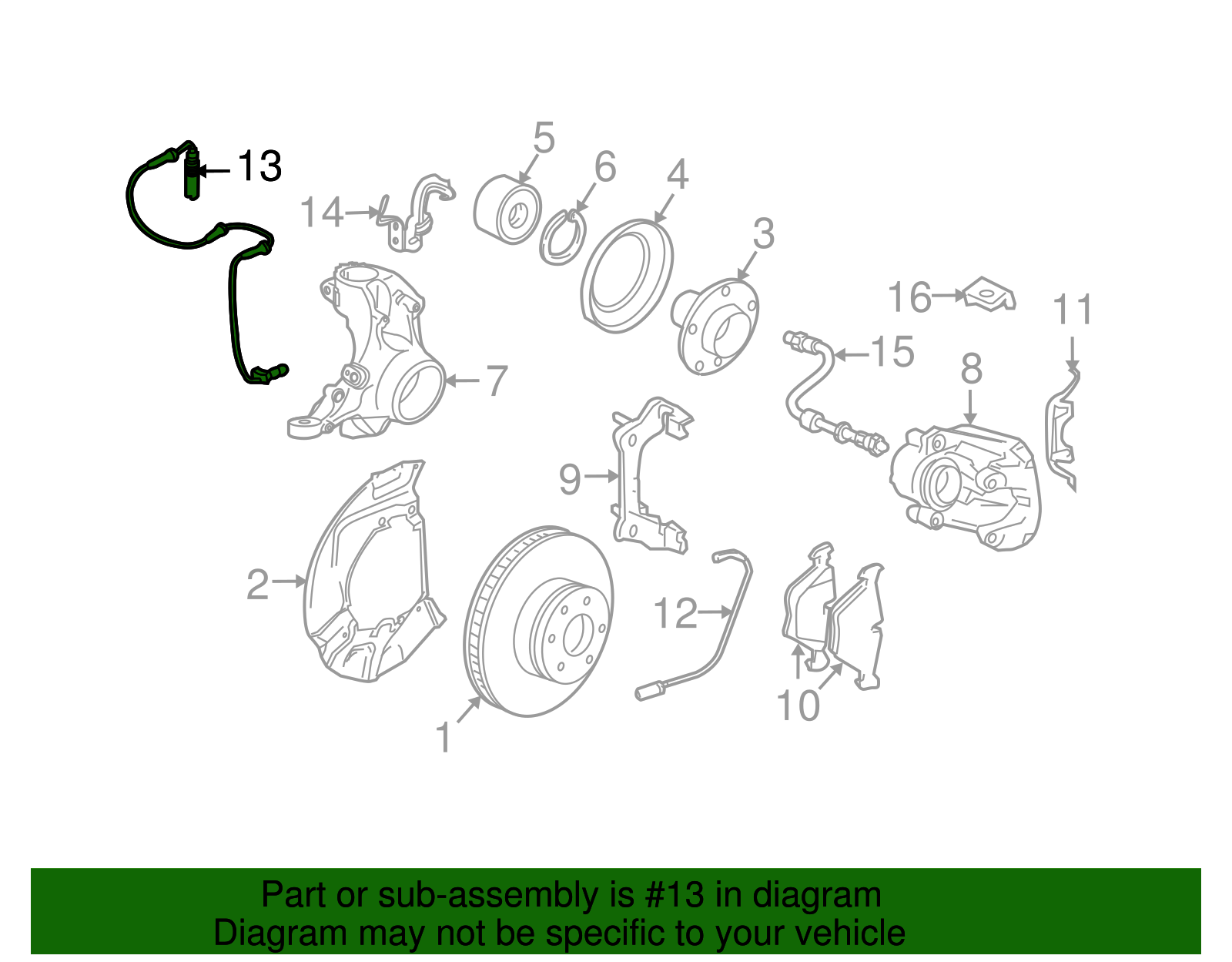 34526771700 - 2006-2010 BMW Speed Sensor (34-52-6-771-700) | BMW of ...