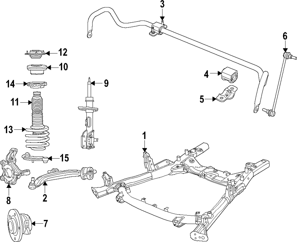 5274643AA - Lower Control Arm Left - 2017-2020 Mopar | Mopar Parts Canada