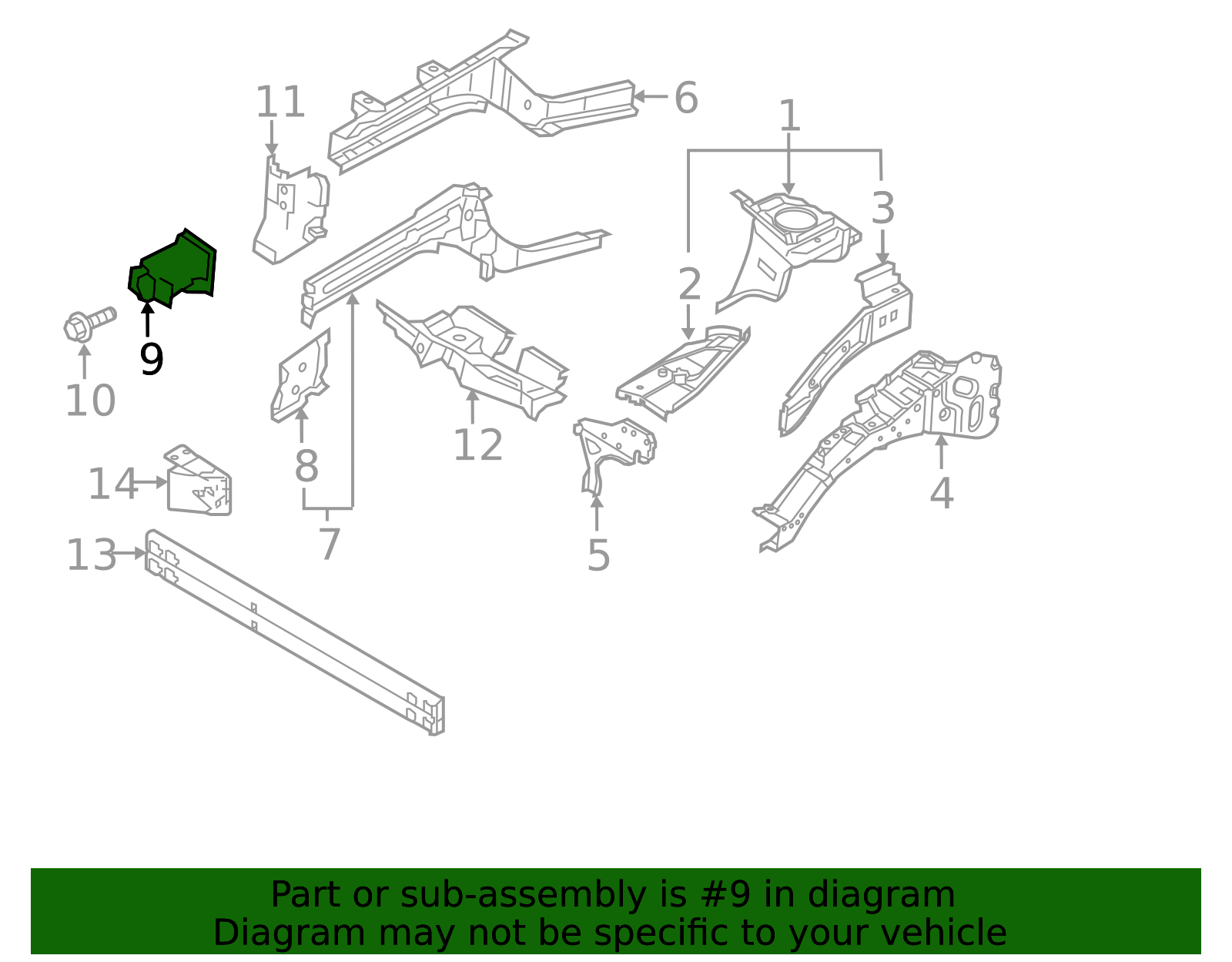 75114-5SK0A - High-Quality Frame Rail End for AutoNation Parts