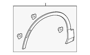 2019-2025 Chevrolet Blazer Wheel Opening Molding 84703073 | Shop Matick ...