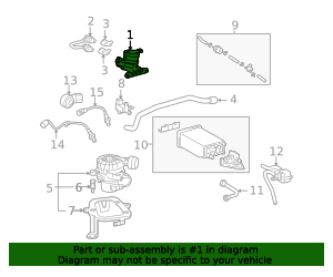 25710-75015 - Air Switching Valve Assembly 2005-2023 Toyota | Longo ...
