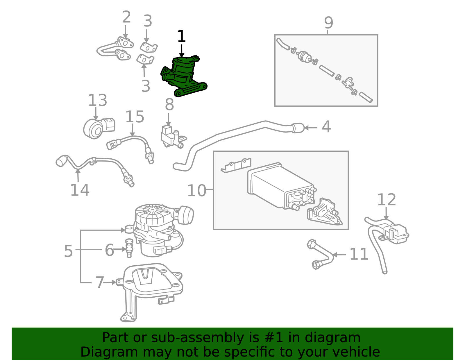 2571075015 - High-Quality Air Switching Valve Assembly, Toyota 2.7L for ...