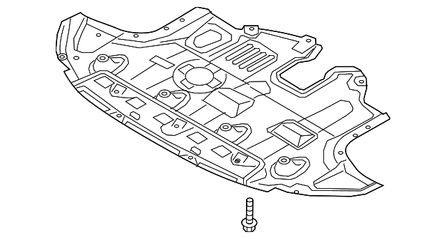 29110-G5000 - Under Cover 2017-2022 Kia Niro | Kia Cheap Parts