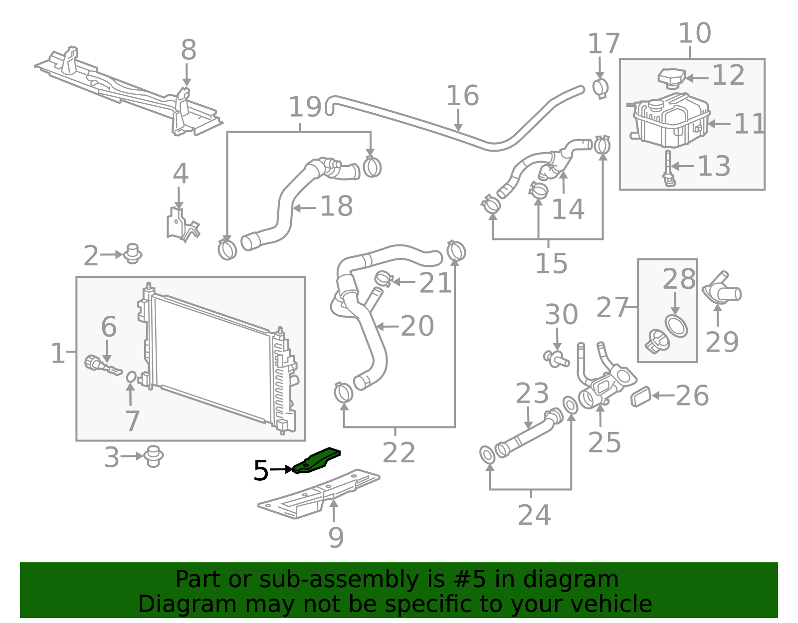Radiator Lower Bracket 23120322 | TascaParts.com