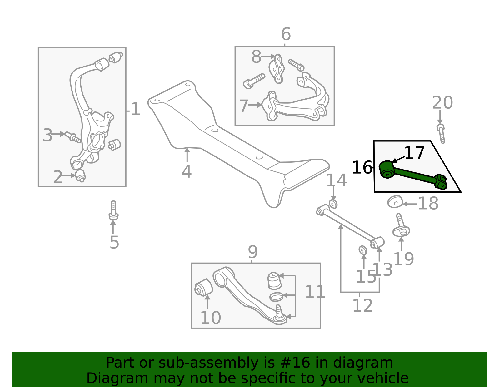 55270-39000 - Trailing Arm 1999-2005 Hyundai | Hyundai Parts Pro