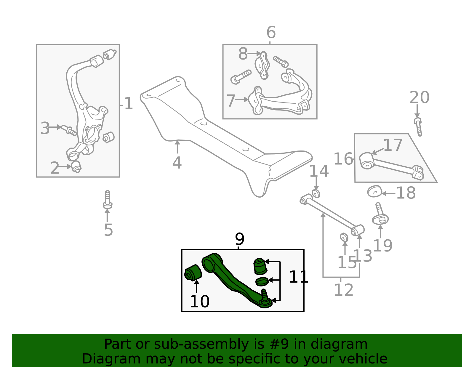 1998-2005 Hyundai Lower Control Arm 55210-38000 | MotorMotor
