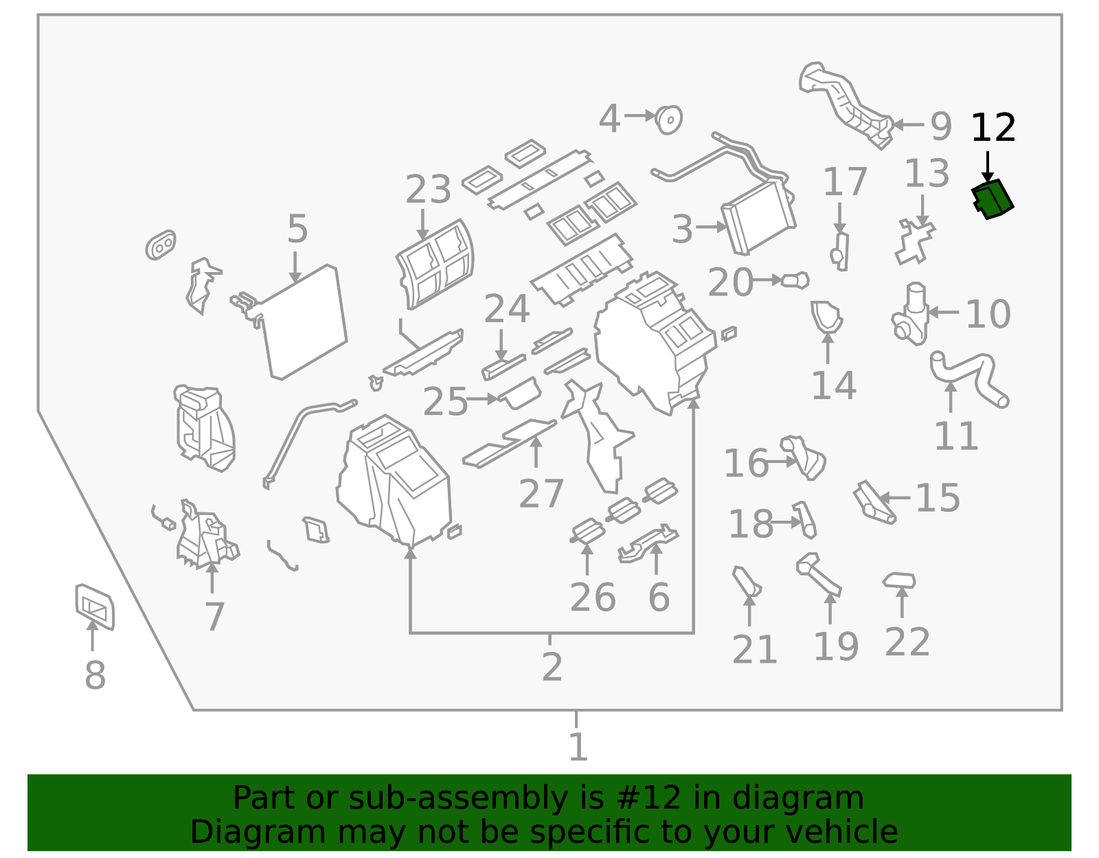 2003-2024 Nissan HVAC Air Inlet Door Actuator 27732-8H300 | OEM Parts ...