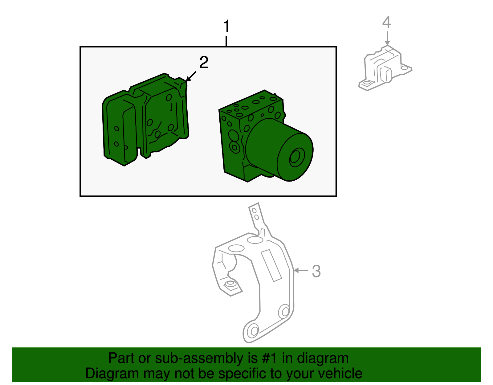 AL1Z-2C405-B - ABS Control Unit 2010-2014 Ford | Ford Parts Direct