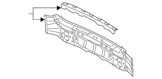 2018-2023 Subaru Crosstrek Rear Body Panel 52401FL0209P | Subaru Parts ...