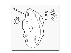 34-11-6-897-347 - 2021-2024 BMW - Disc Brake Caliper | BMWPartsHub