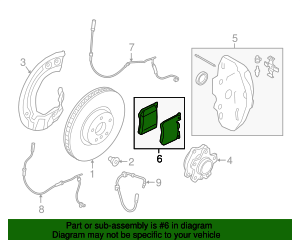 34-11-6-889-570 - Brake Pads Front 2017-2025 BMW | BMWPartsDirect.com