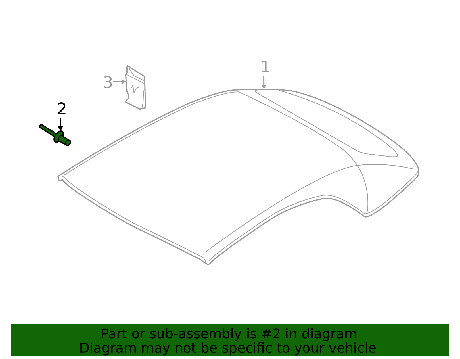 2018-2024 Audi Headliner Hardware Kit 8W7-871-612 | Audi USA Parts