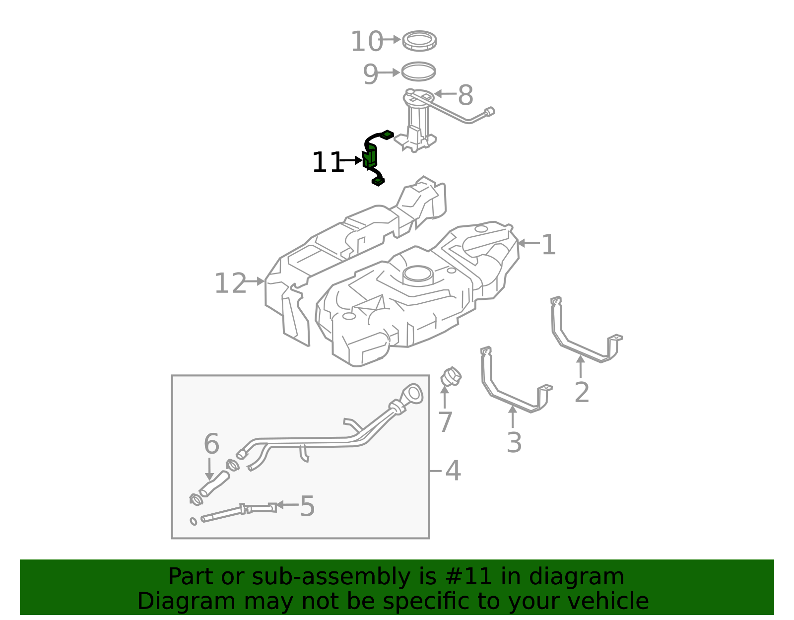 2005-2006 Ford OEM NEW 05-06 Ford Lincoln Expedition Navigator Fuel ...