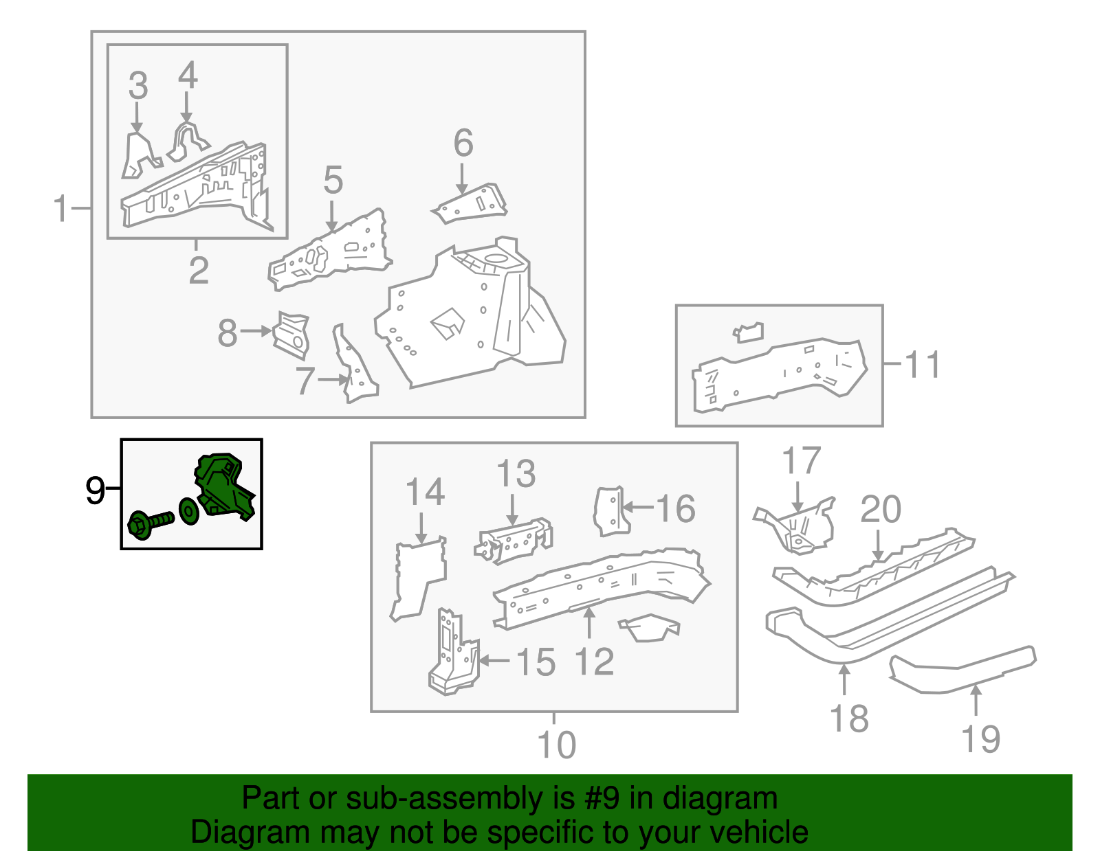 2015-2021 Lexus Mount Brace 53803-78010 | OEM Parts Online