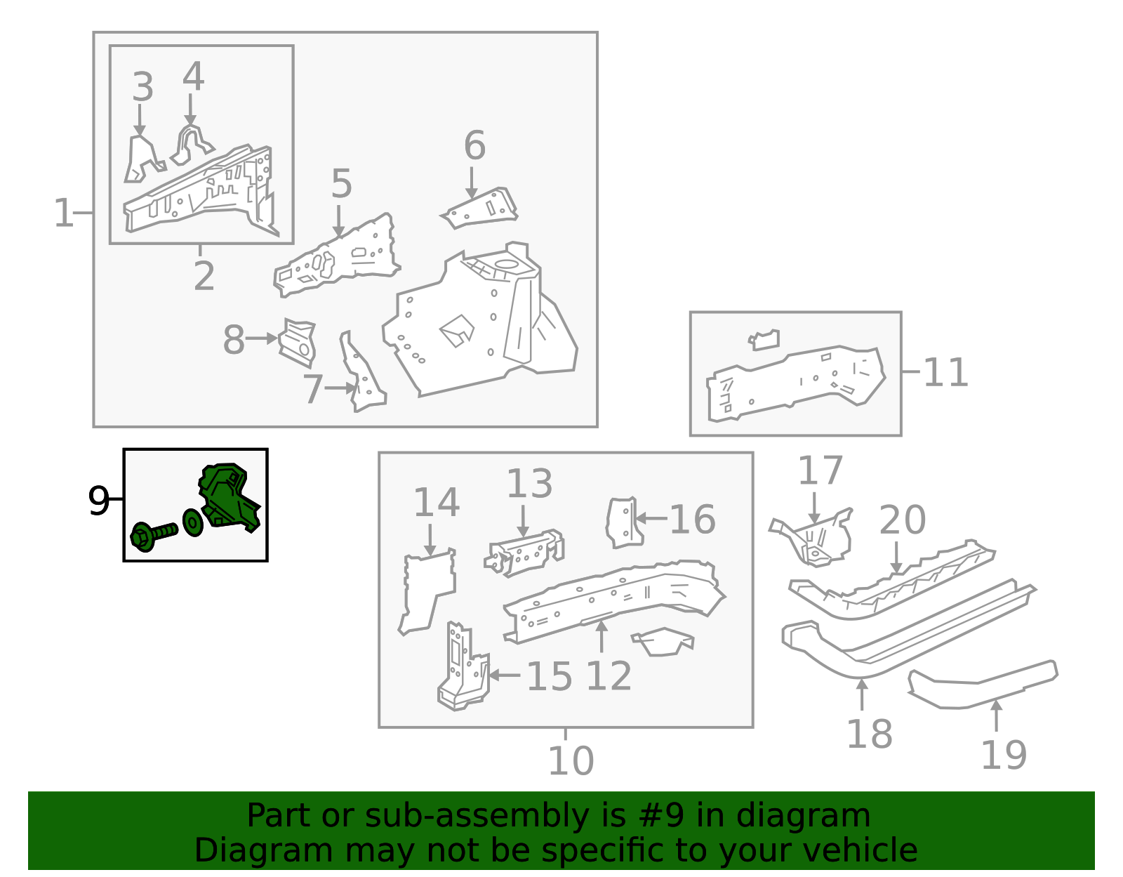2015-2021 Lexus Mount Brace 53803-78010 | OEM Parts Online
