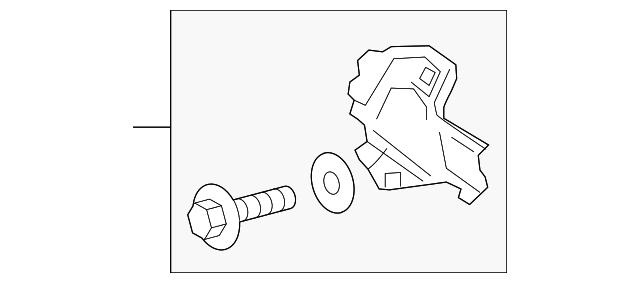 53803-78010 - Mount Brace - 2015-2020 Lexus | My L Parts