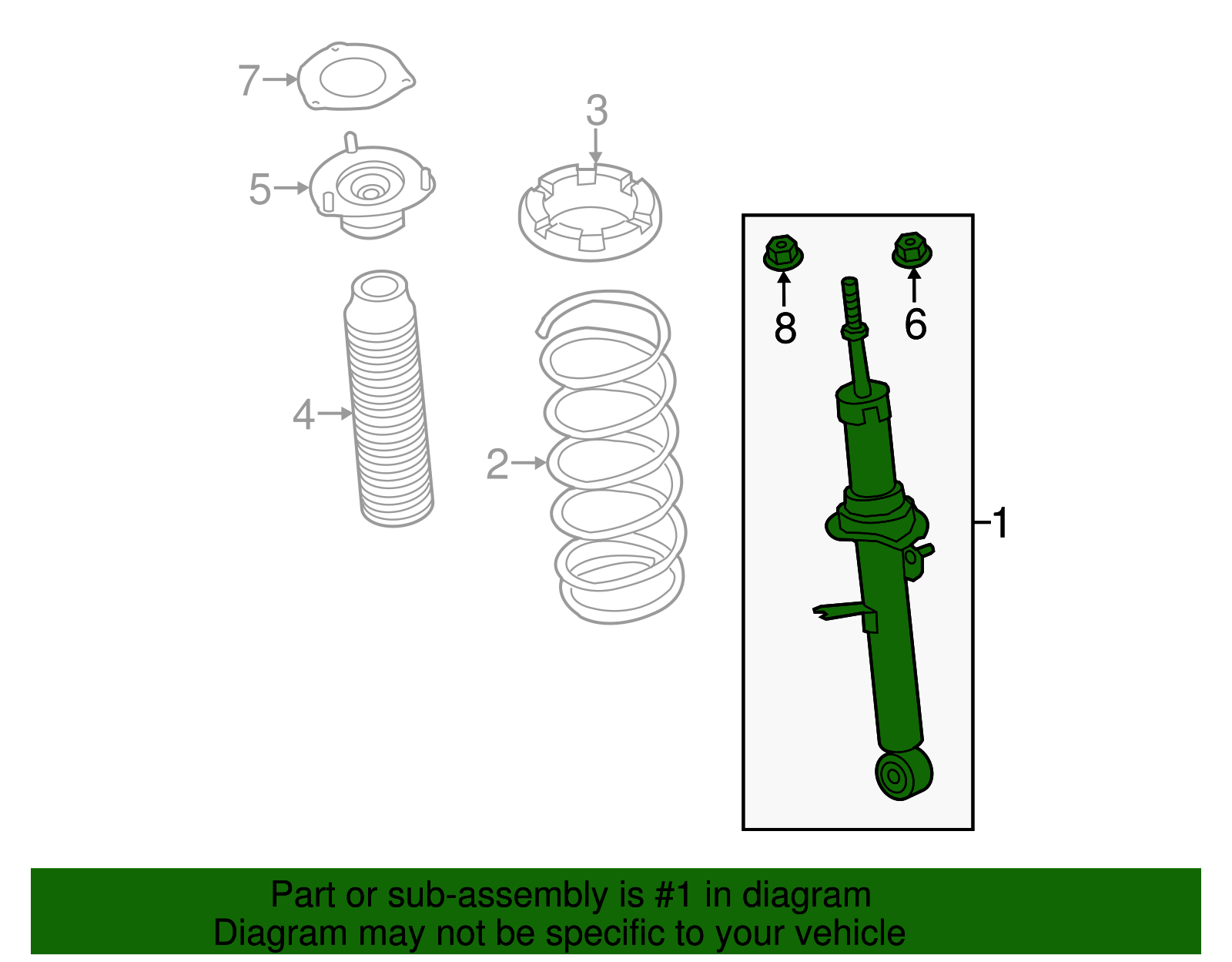 E6C00-5UT0KNW - Value Advantage™ COMPLETE STRUT ASSY WITH SPRING / MT ...