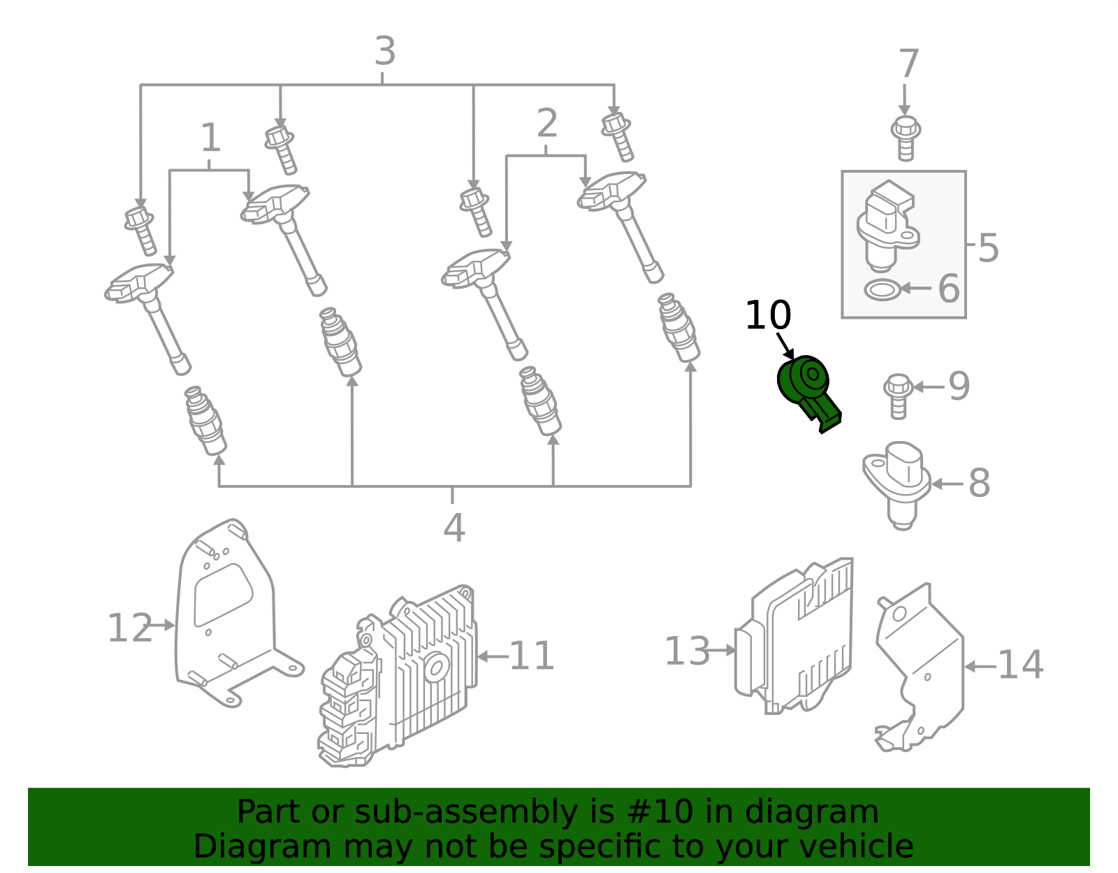 2016-2025 Nissan Knock Sensor 22060-EZ30A | Nissan Parts OEM