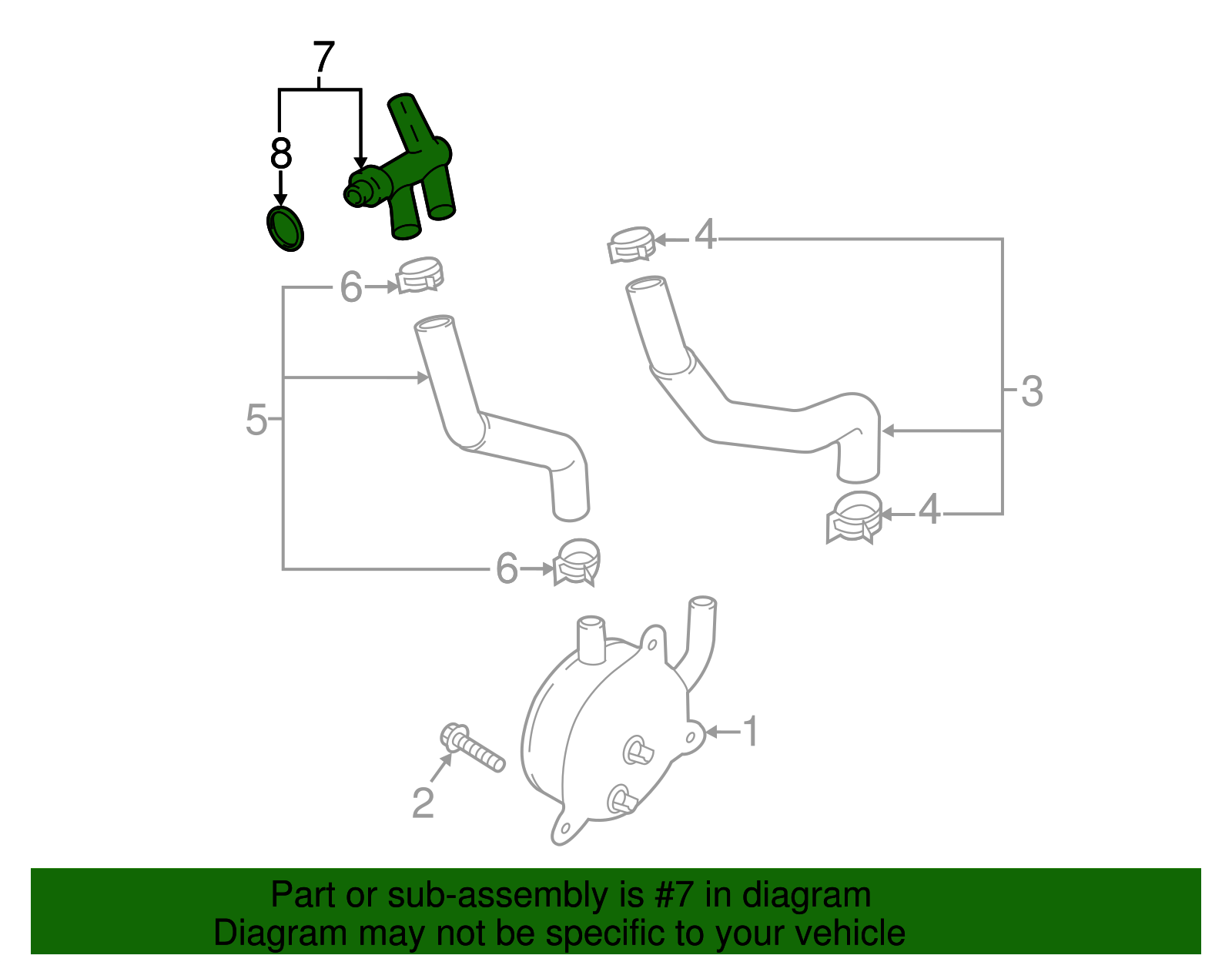 25485-J5010 - Connector 2019-2021 Kia Stinger | Kia.Parts Store