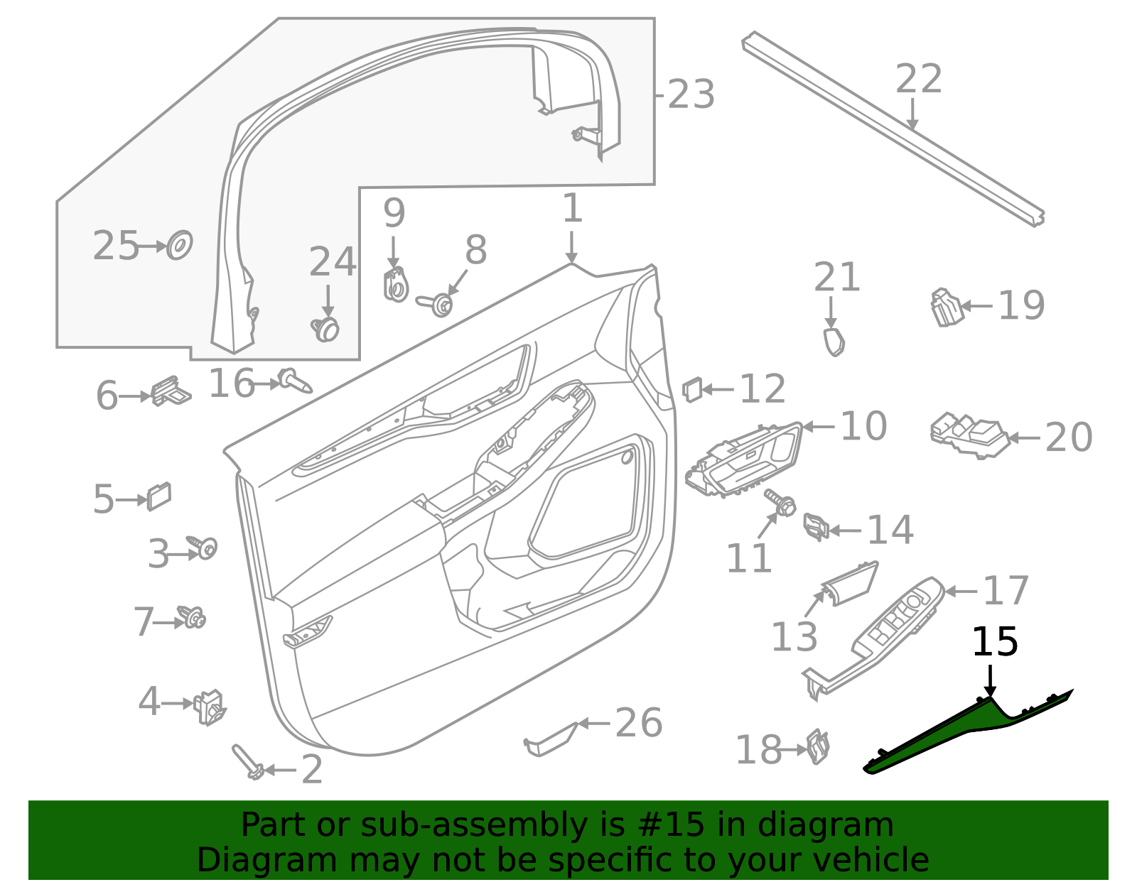 2020-2025 Ford Escape Trim Molding LJ6Z-78239A00-CA | Awesome Parts Ford