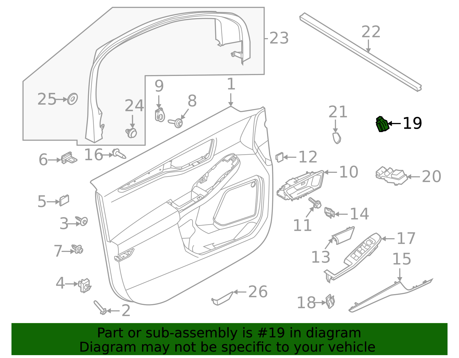 2020-2025 Ford Window Switch LB5Z-14529-BB | Ford OEM Parts Outlet