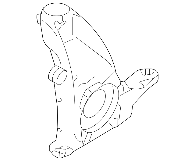 2005-2018 Volkswagen Steering Knuckle 1K0-407-255-AA | VW Direct Auto Parts