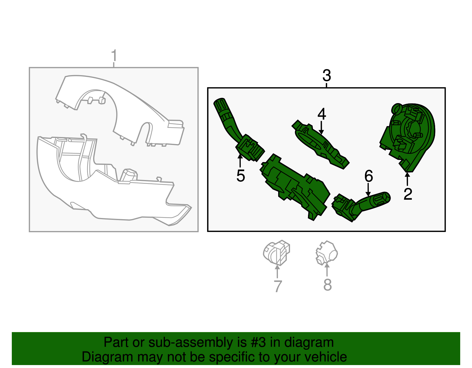 gb5z3f791db - Ford Switch Housing 2016-2019 Ford | Performance Auto Parts