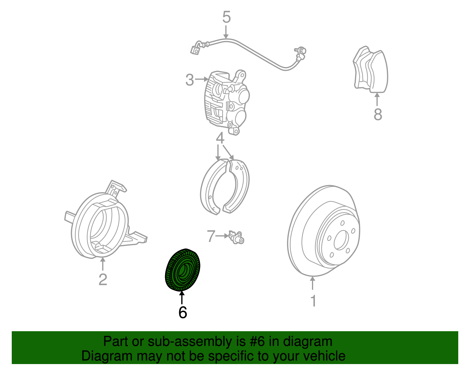 1992-2008 Ford | Speed Sensor Ring | E7TZ-4B409-A | Walls' Ford Parts