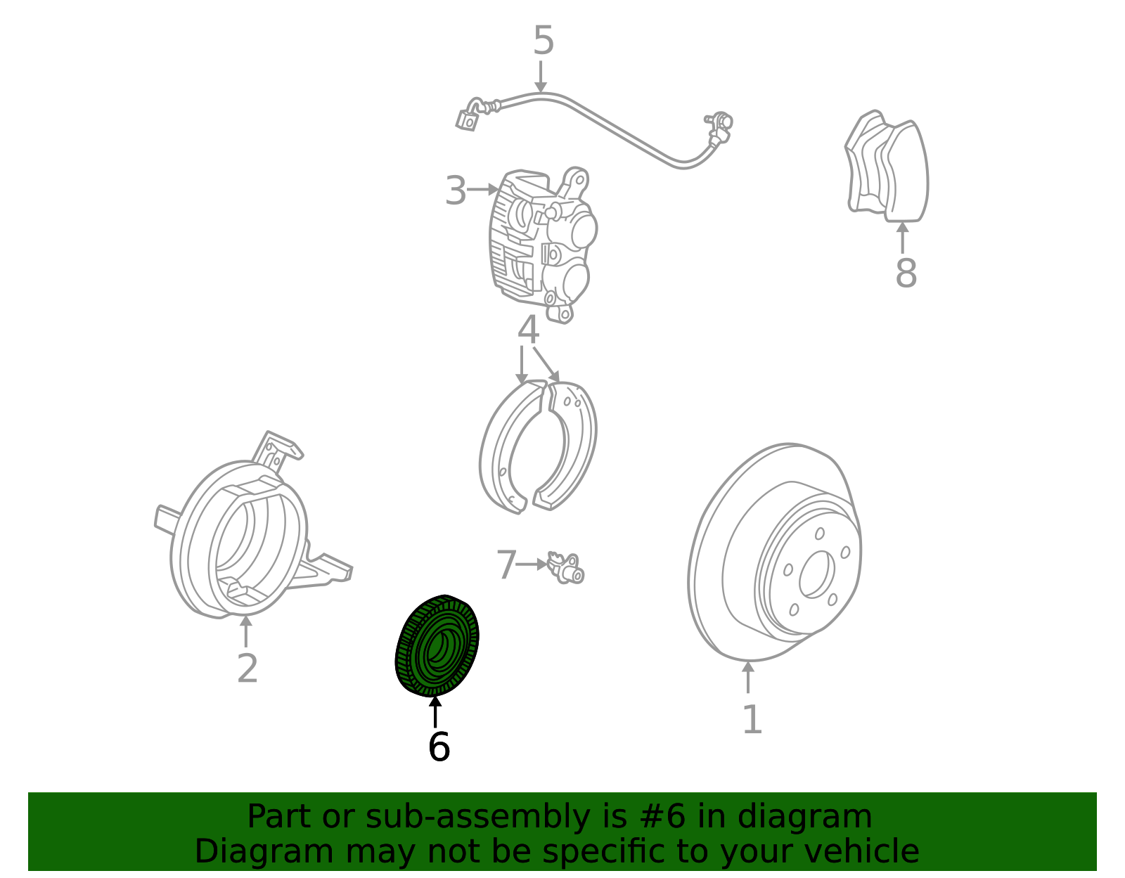 1992-2008 Ford | Speed Sensor Ring | E7TZ-4B409-A | Walls' Ford Parts