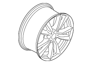 36116853952 - 2014-2018 BMW X5 Wheel, Alloy (36-11-6-853-952) | BMW of ...