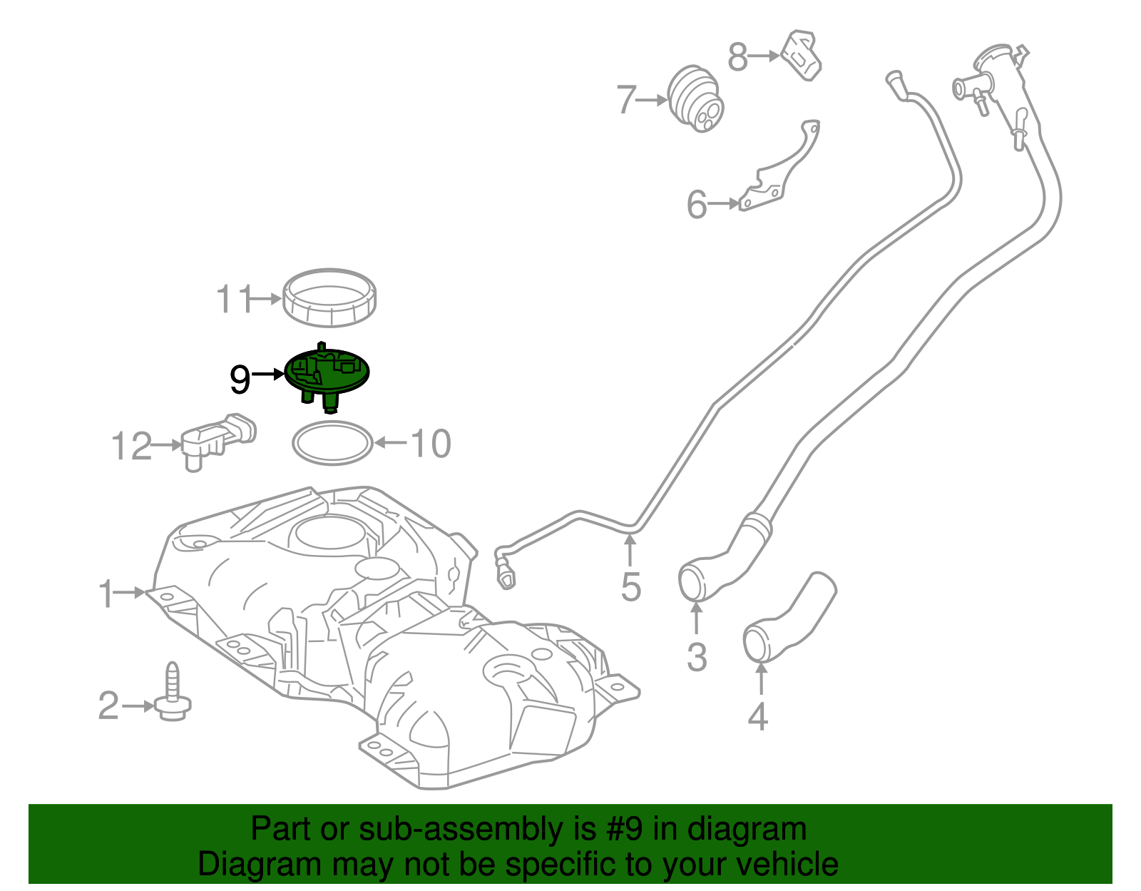 Genuine OEM Fuel Pump | 4514700294 | Fits Select 2008-2015 Smart Fortwo ...