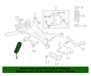 2018-2025 Nissan Stay Bracket 55451-3TA0C | Nissan Parts Central