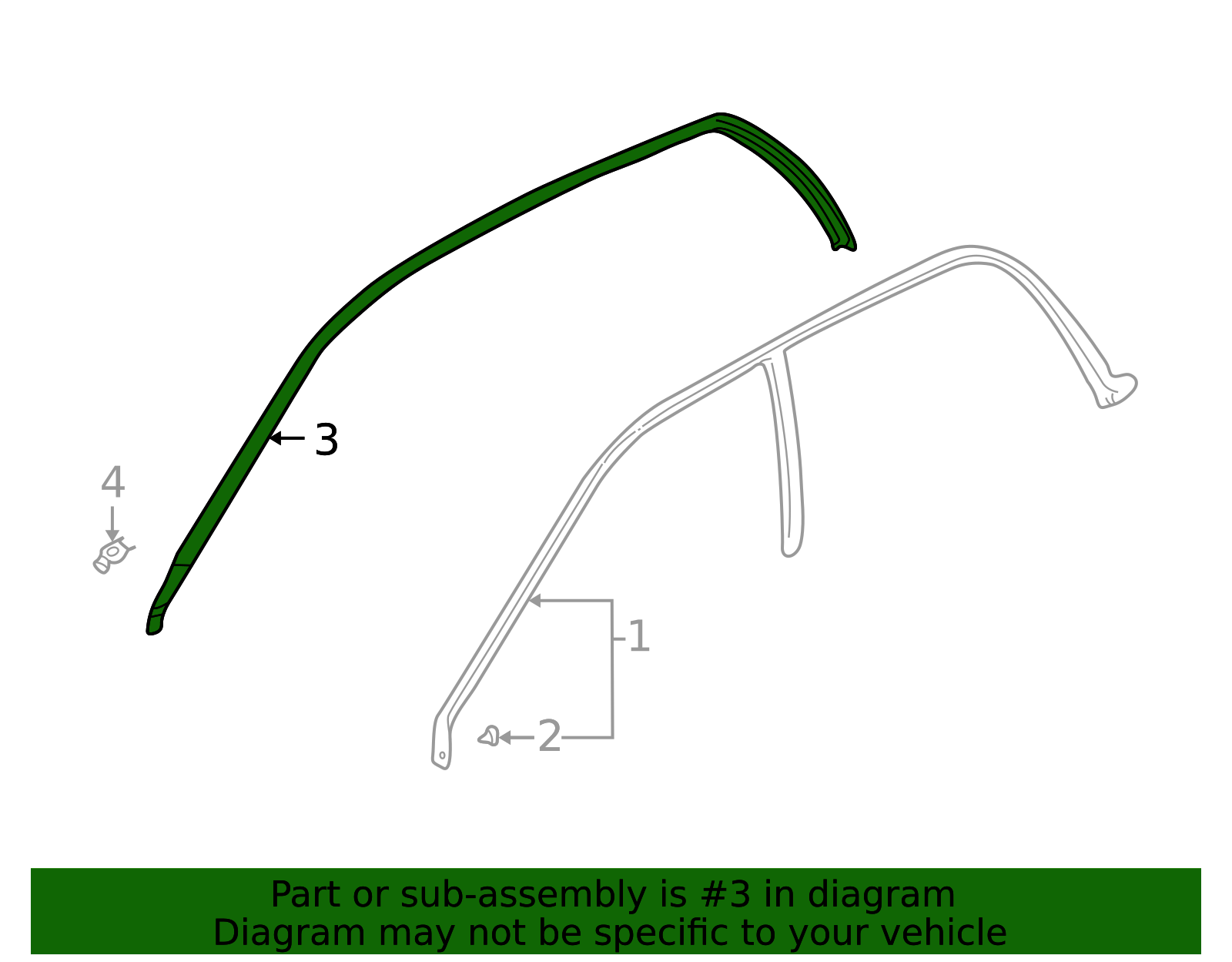 2003-2008 Subaru Forester Retainer Assembly 63531SA000 | Buy Subaru Parts
