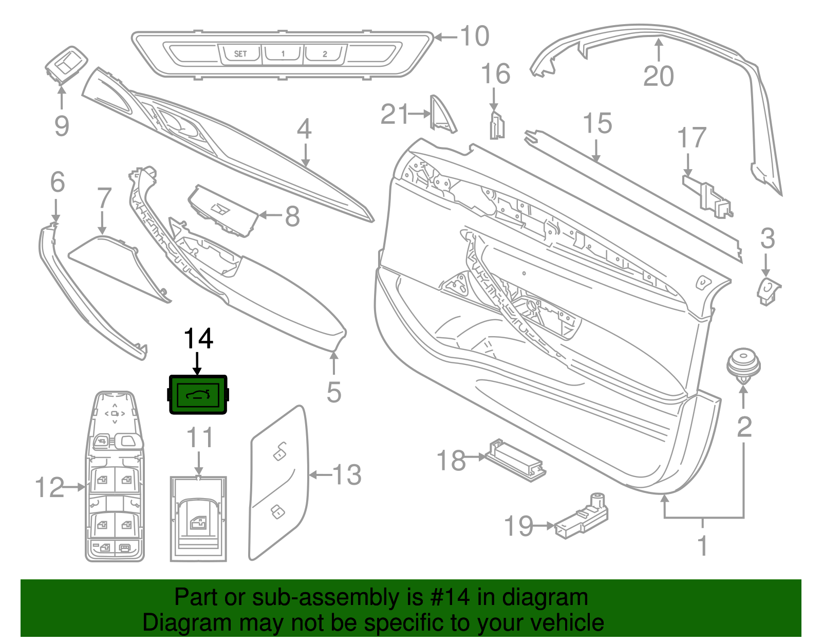 61-31-9-327-029 - Switch - 2017-2025 BMW | BMW Parts Exchange