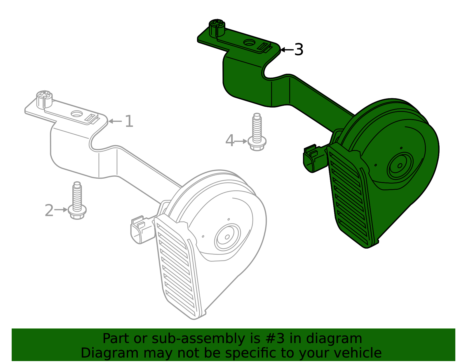 30747615 - High-Quality Horn for 2020 Volvo XC40 | AutoNation Parts