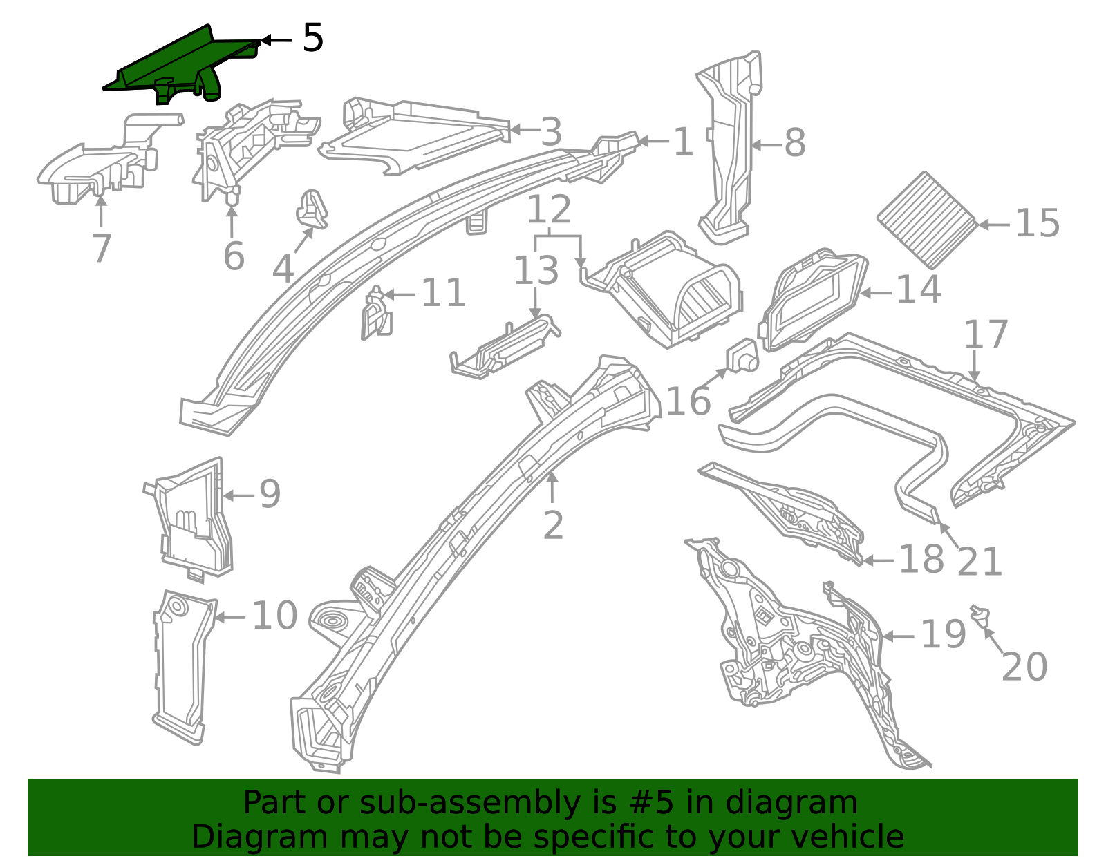 1678310201 - Mercedes-Benz Upper Seal 2020-2024 Mercedes-Benz ...